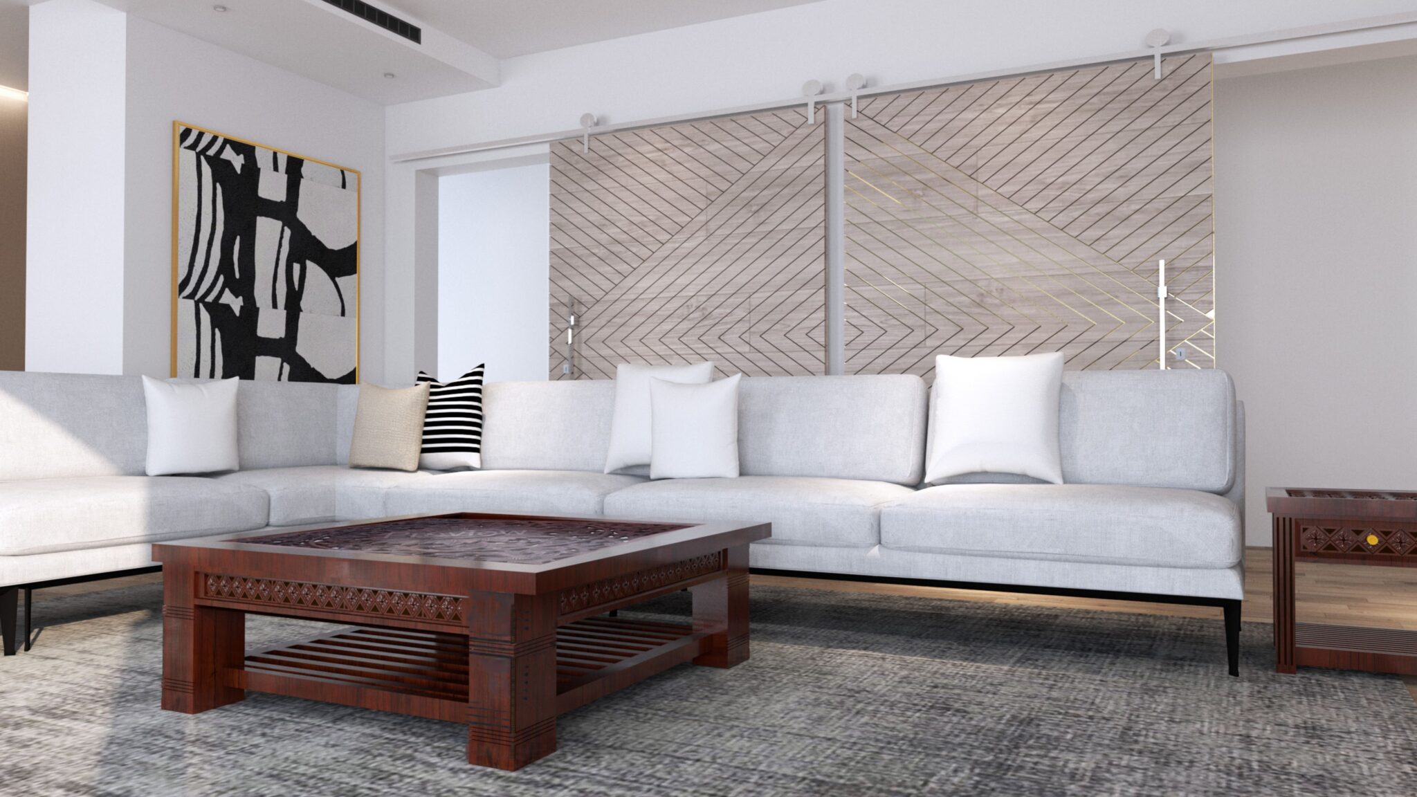 Floral Medley Center Table